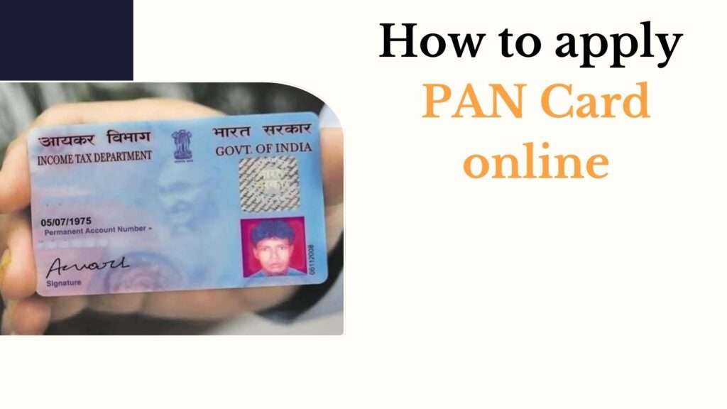 Process of how to apply PAN Card online
