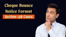 Cheque Bounce Notice Format - Section 138 Cases