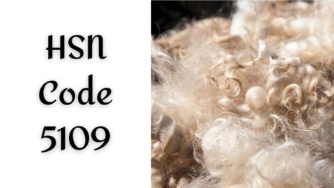 A complete overview of HSN Code 5109